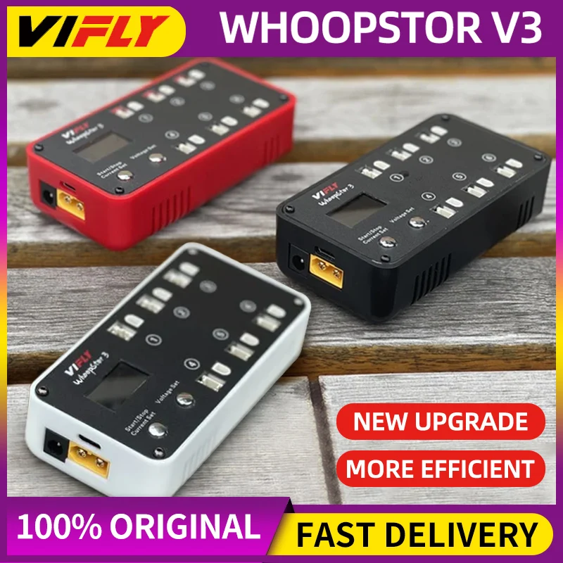 VIFLY WhoopStor 3 V3 6 Ports 1S LIPO LiHV Battery Charger Discharger ...