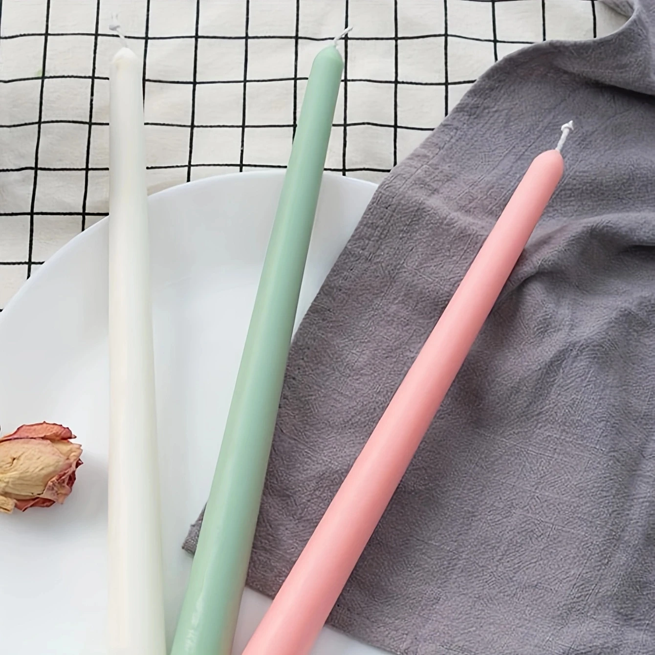 New-Long-Spiral-Taper-Candle-Mold-DIY-Twisted-Long-Rod-Wax-Stick ...