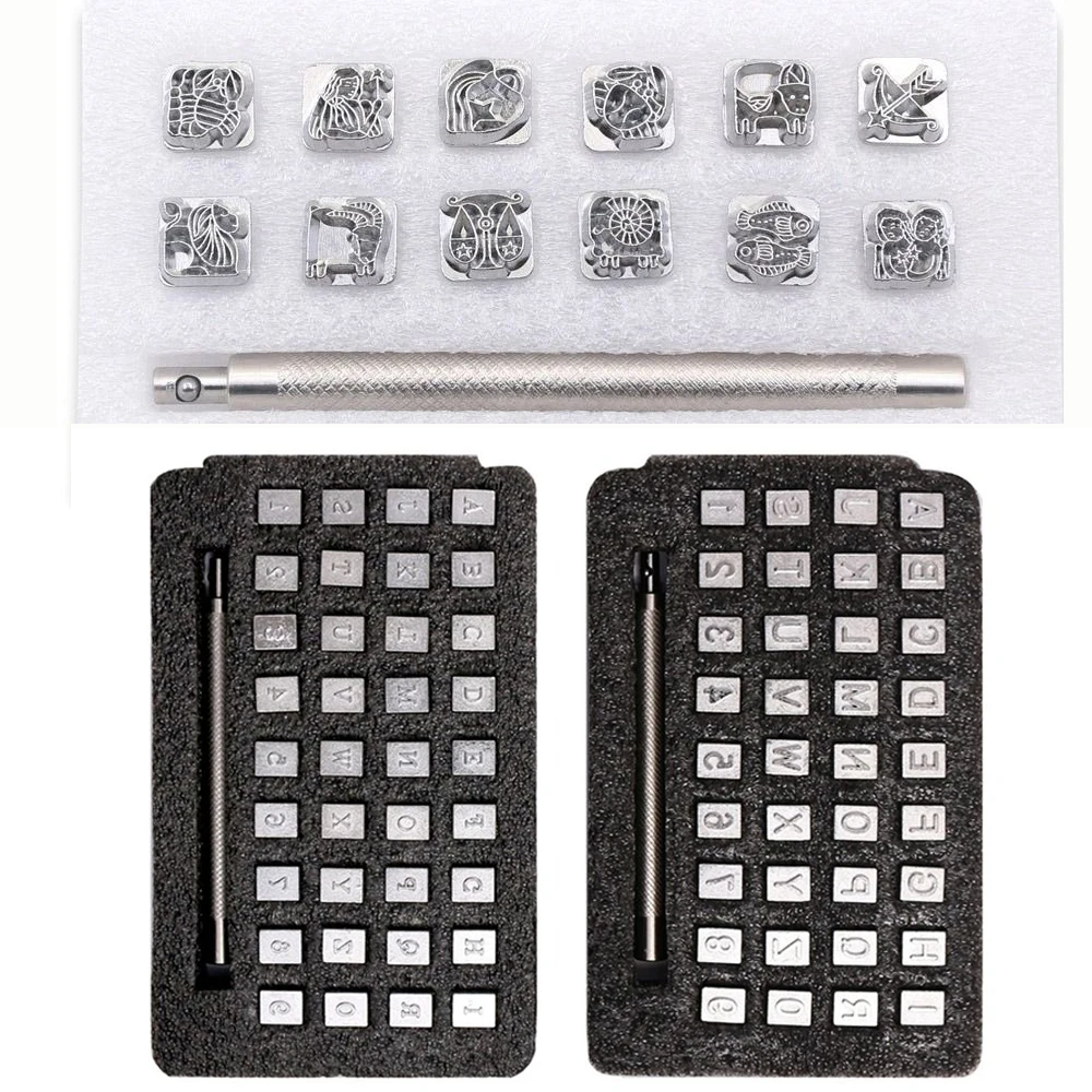 Leather-Stamping-Kit-Stamp-Punch-Set-Alphabet-Letter-Number-Stampers ...