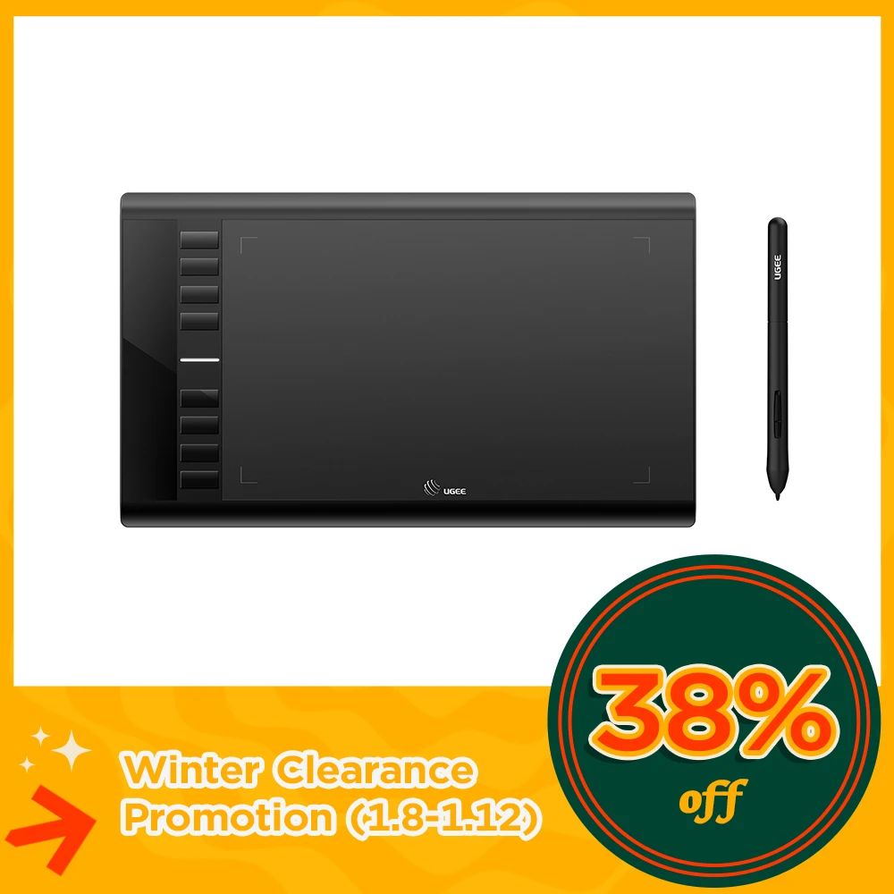 UGEE-M708-10X6-Inches-Graphics-Tablet-Digital-Drawing-Tablets-with ...