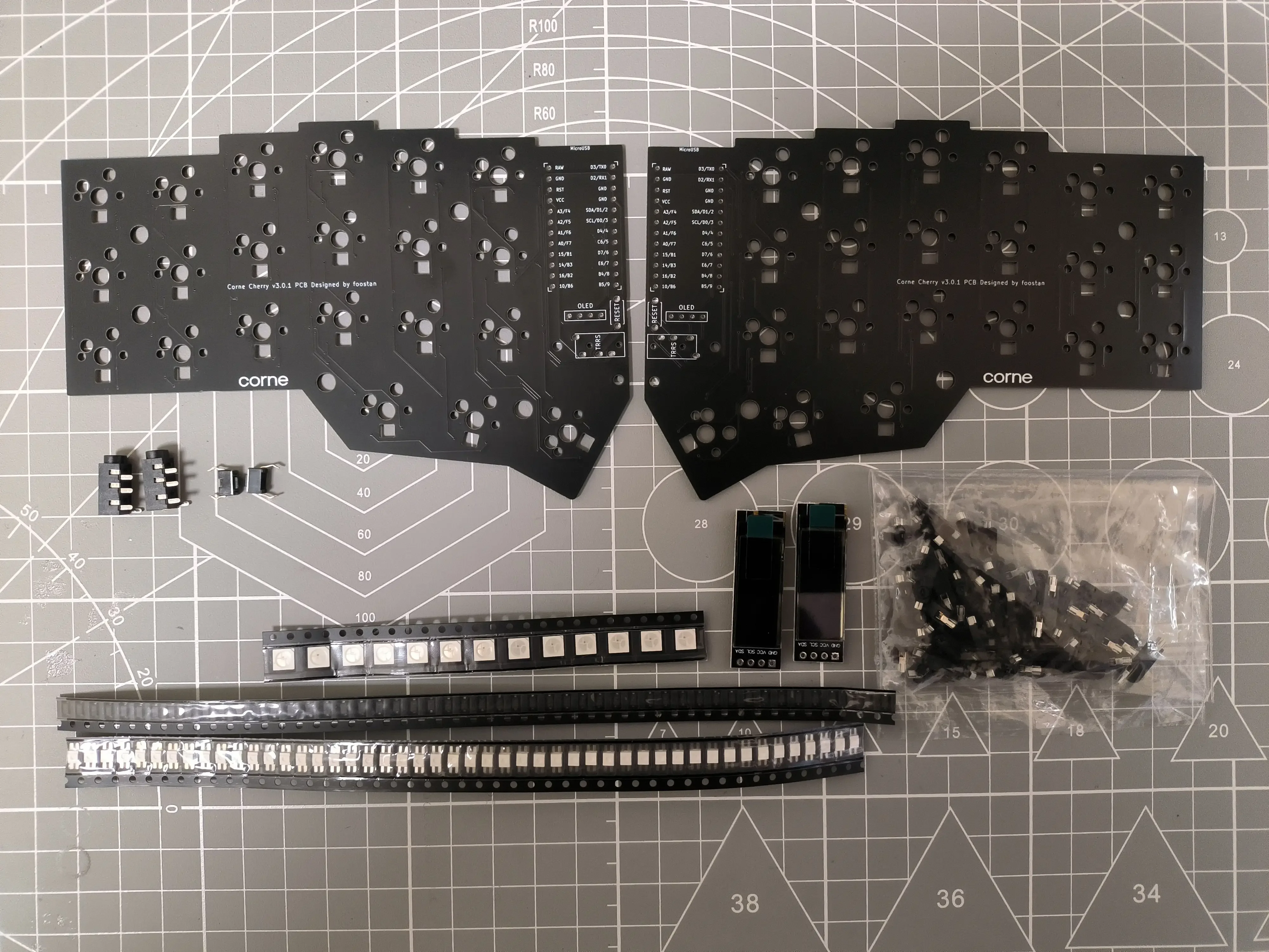 Crkbd-Split-Keyboard-Kit-Customized-Sofle-RGB-PCB-Kit-DIY-Design-Wired ...