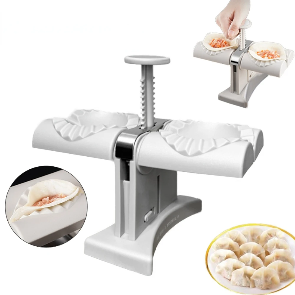 Diy Automatic Dumpling Machine Double Head Press Dumplings Mold ...