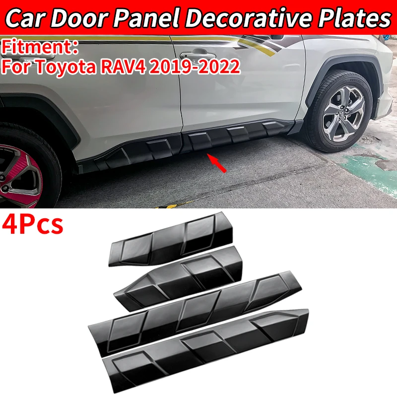 For Toyota Rav4 2019 2020 2021 2022 Car Door Panel Decorative Plates ...