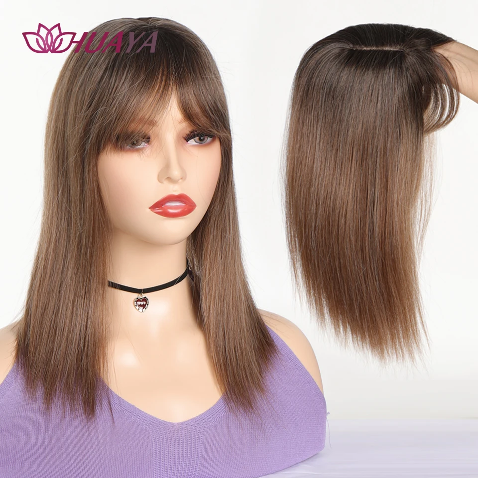Synthetic-Long-Straight-Topper-Wig-Clip-in-Hair-Extensions-Natural ...