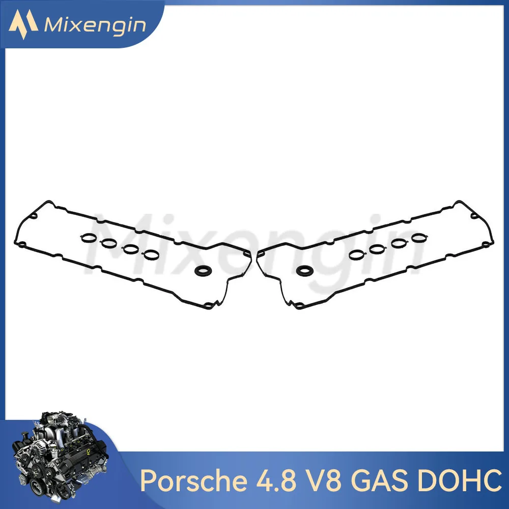engine-Valve-Cover-Gasket-Kits-fit-4-8-L-T-V8-GAS-DOHC-for-Porsche ...