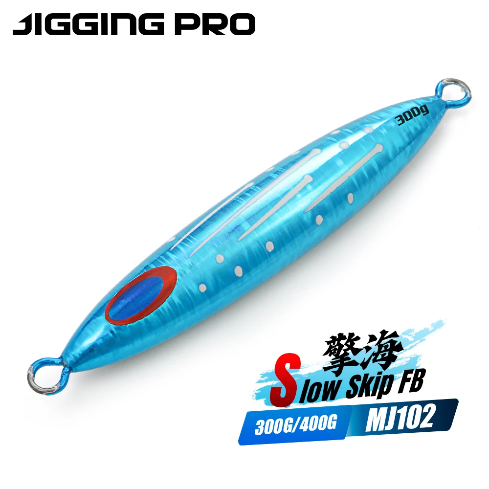 JIGGINGPRO-300g-400g-Slow-Jig-Deep-Sea-Fishing-Lure-Metal-Jig-Saltwater ...