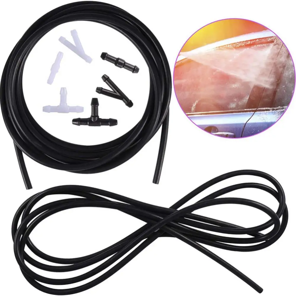 Windshield Washer Nozzle Hose Tube Pipe Front Window Headlight Pump Car ...
