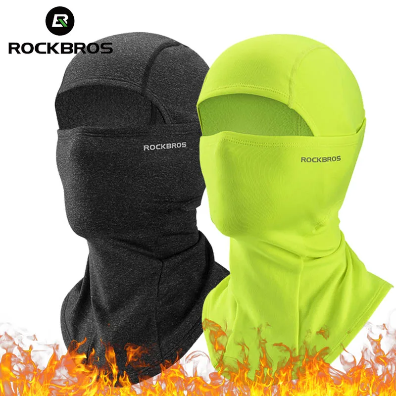 ROCKBROS Keep Warm Balaclava Winter Women Men's Motorcycle Bike Helmet ...