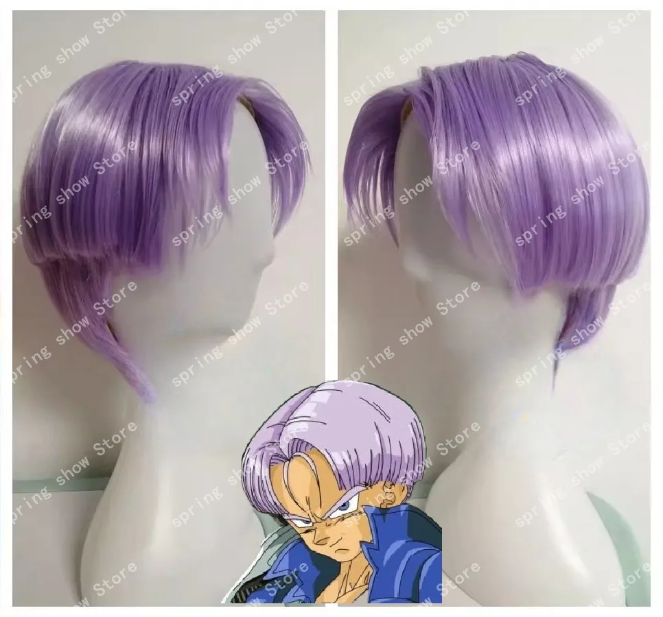 JP-Anime-Torankusu-Trunks-disfraz-de-Cosplay-tocado-de-pelo-corto ...