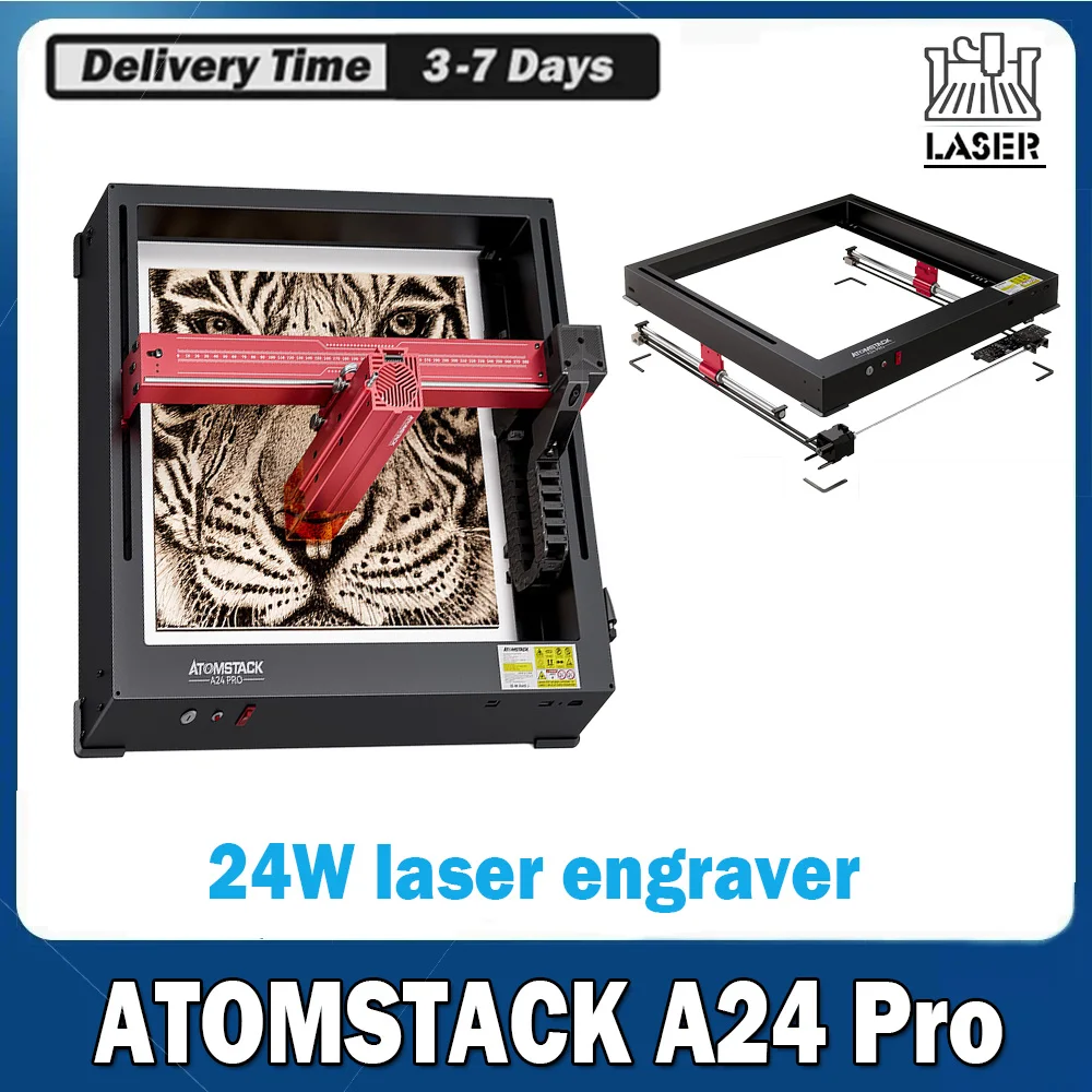 ATOMSTACK-A24-Pro-24W-Laser-Engraver-Cutter-365x305mm-Fixed-Focus-Laser-Printer-0-02mm-Precision ...