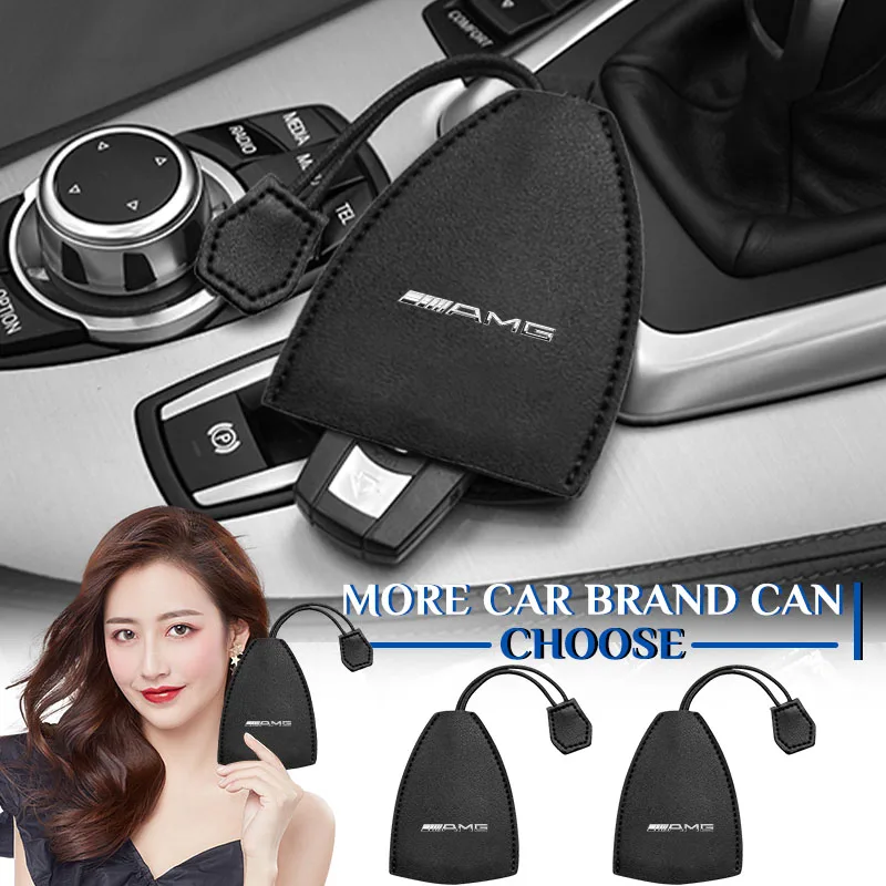 AMG Badge Car Key Chain Storage Bag Split Car Key Case Key Case for ...