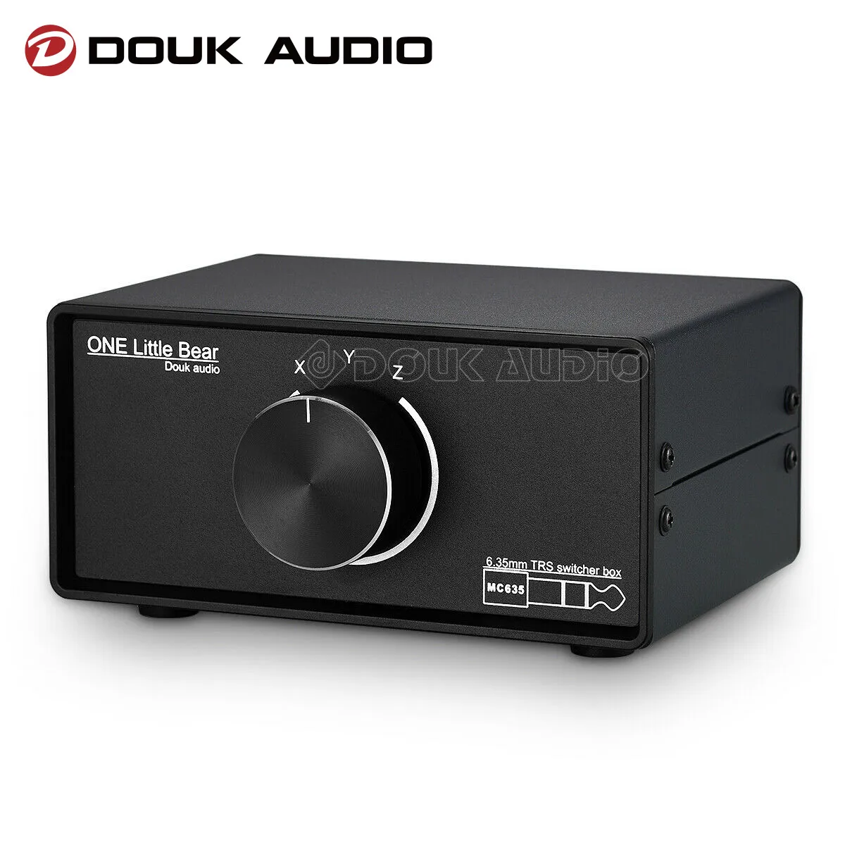 Douk Audio Mini 3-way Mono / Stereo 1/4" 6.35mm Trs Audio Switcher Box ...