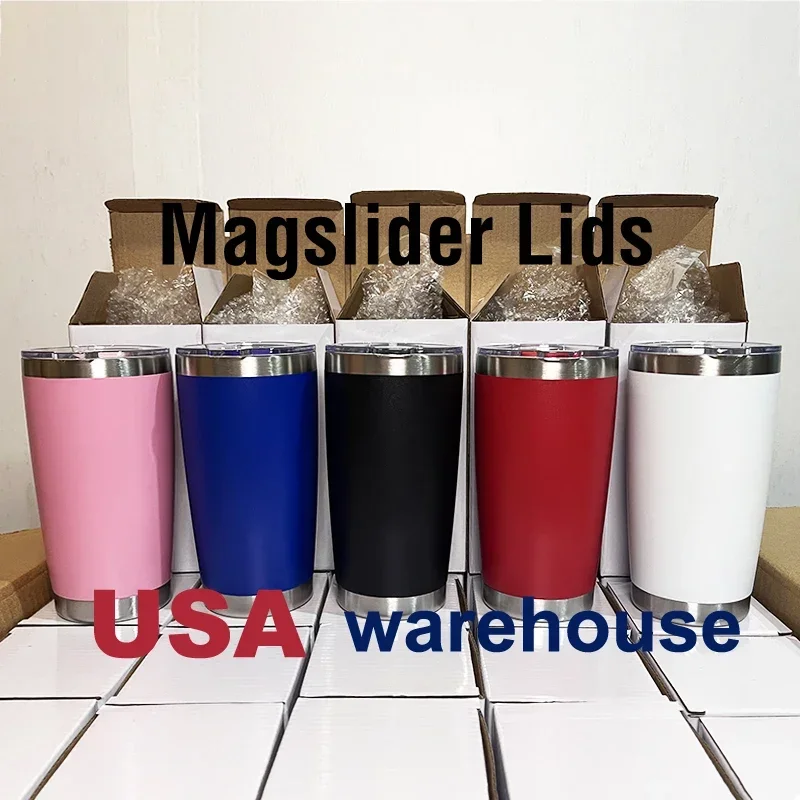 US-Warehouse-20-oz-Coffee-Water-Tumbler-Mugs-Powder-Coating-Beer-Travel ...