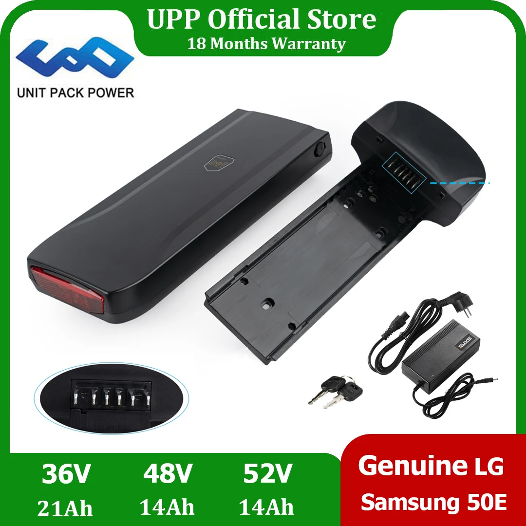 36V 48V 52V 14Ah 15Ah 18Ah 21Ah eBike Batterie pour Phylion/XH370 10J ...