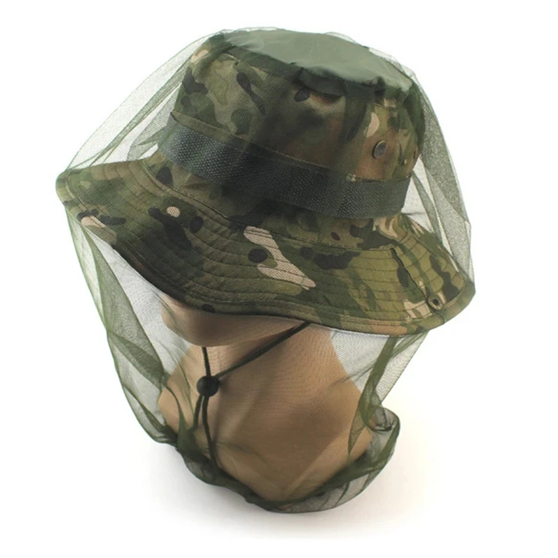 Travel-Pullover-Mosquito-Net-Hat-Outdoor-Insect-proof-Hat-Camping-Anti ...