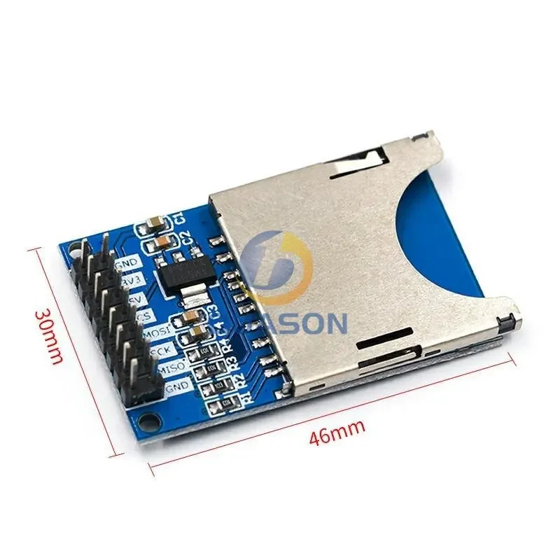 1PCS Hot Sale Reading and Writing Module SD Card Module Slot Socket ...