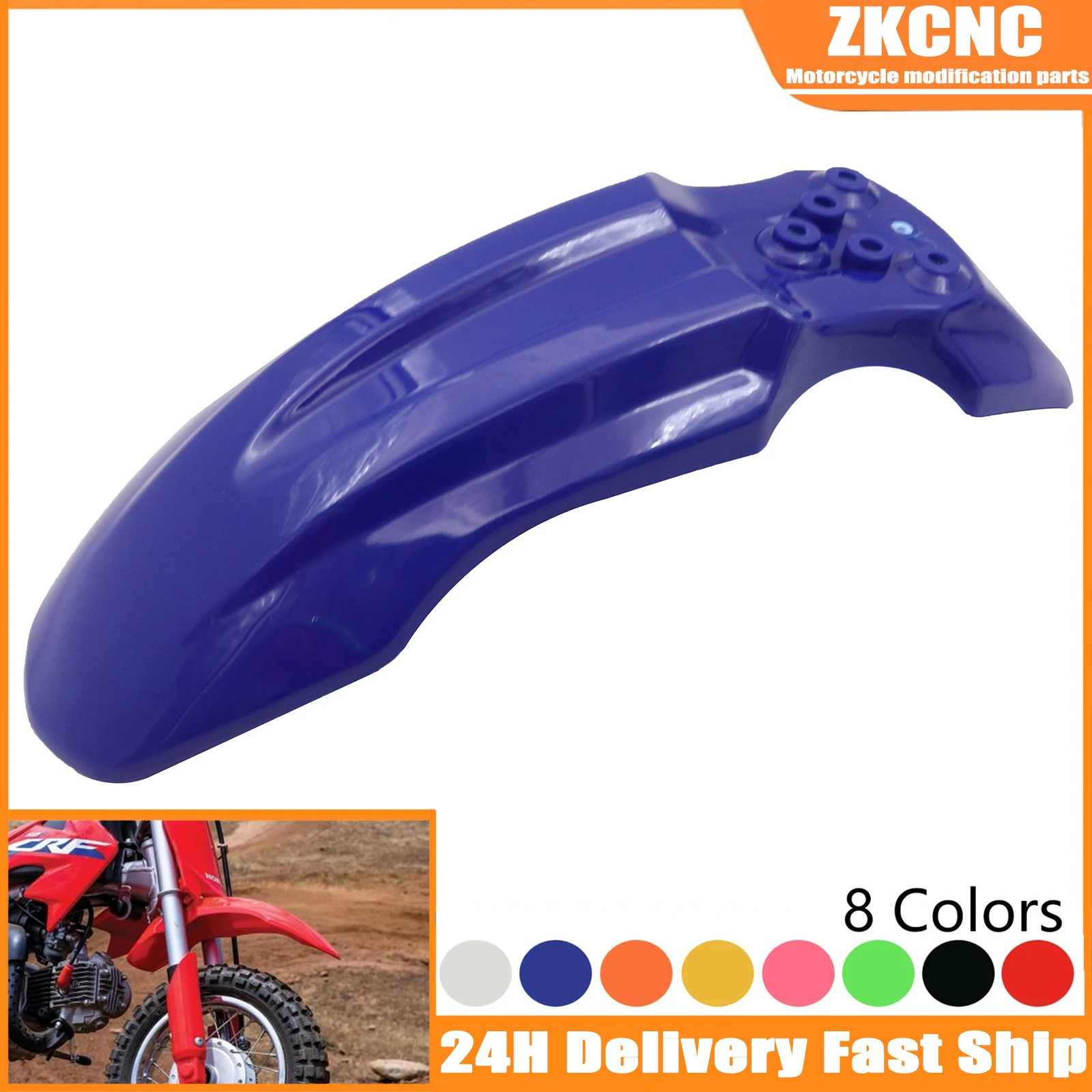 Motorcycle-Front-Fender-Plastic-Mudguard-Protective-Cover-Splash-Mud ...