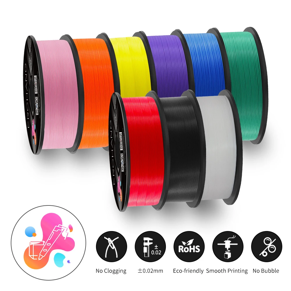 Erchang-3D-Printer-Filament-200g-Roll-Smooth-Printing-3D-Pen-Filling ...