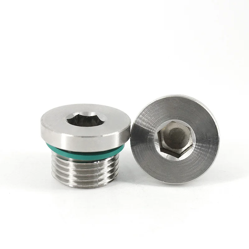 BSP Metric Male Thread 304 Stainless Steel Hex Socket End Cap ED ...