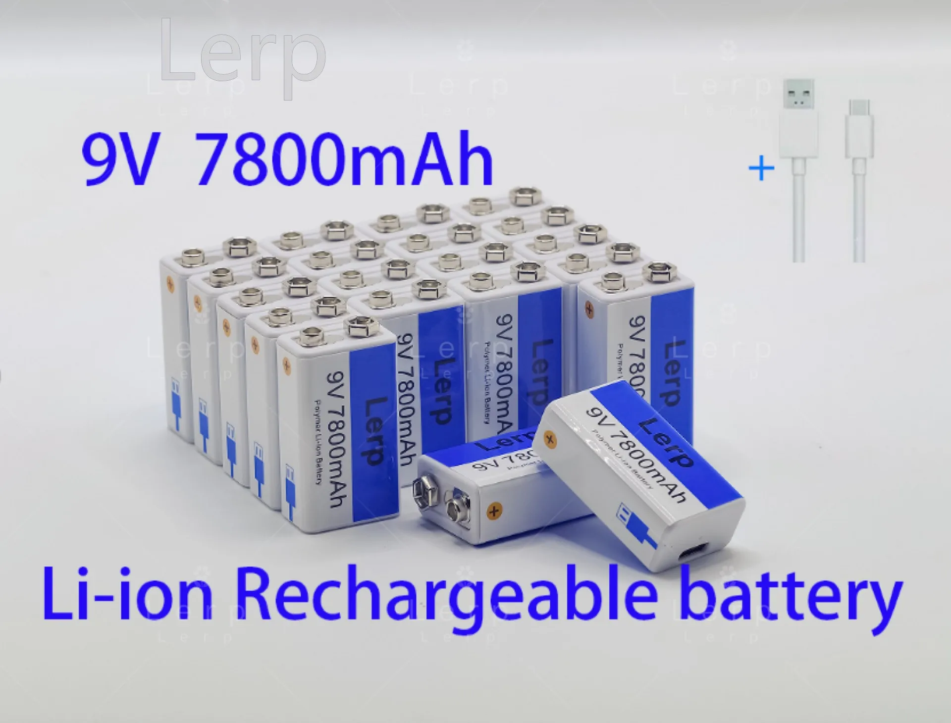 Bater-a-micro-USB-recargable-de-iones-de-litio-9V-7800Mah-para-mult ...