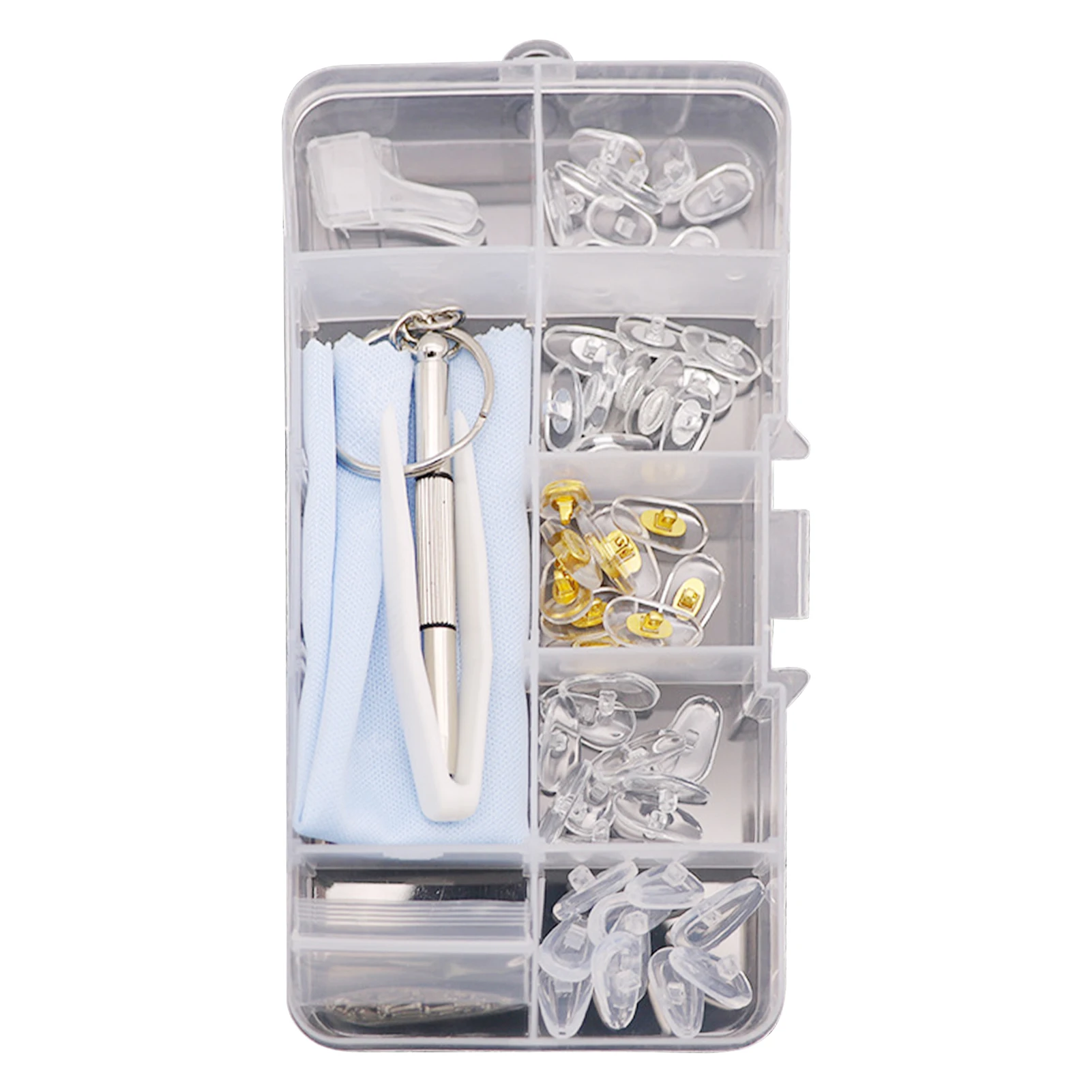 25pairs-Screw-Glasses-Nose-Pad-Replacement-Part-Ear-Hook-Mini-Eyewear ...