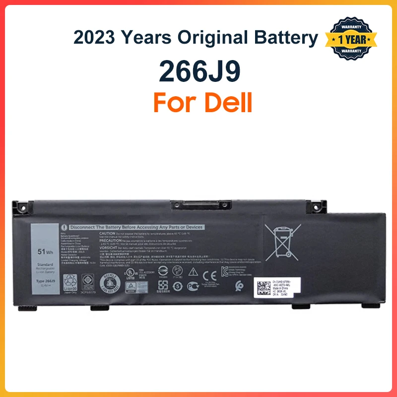 266J9-Laptop-Battery-for-Dell-G3-15-3590-3500-G5-15-5500-5505-Inspiron ...