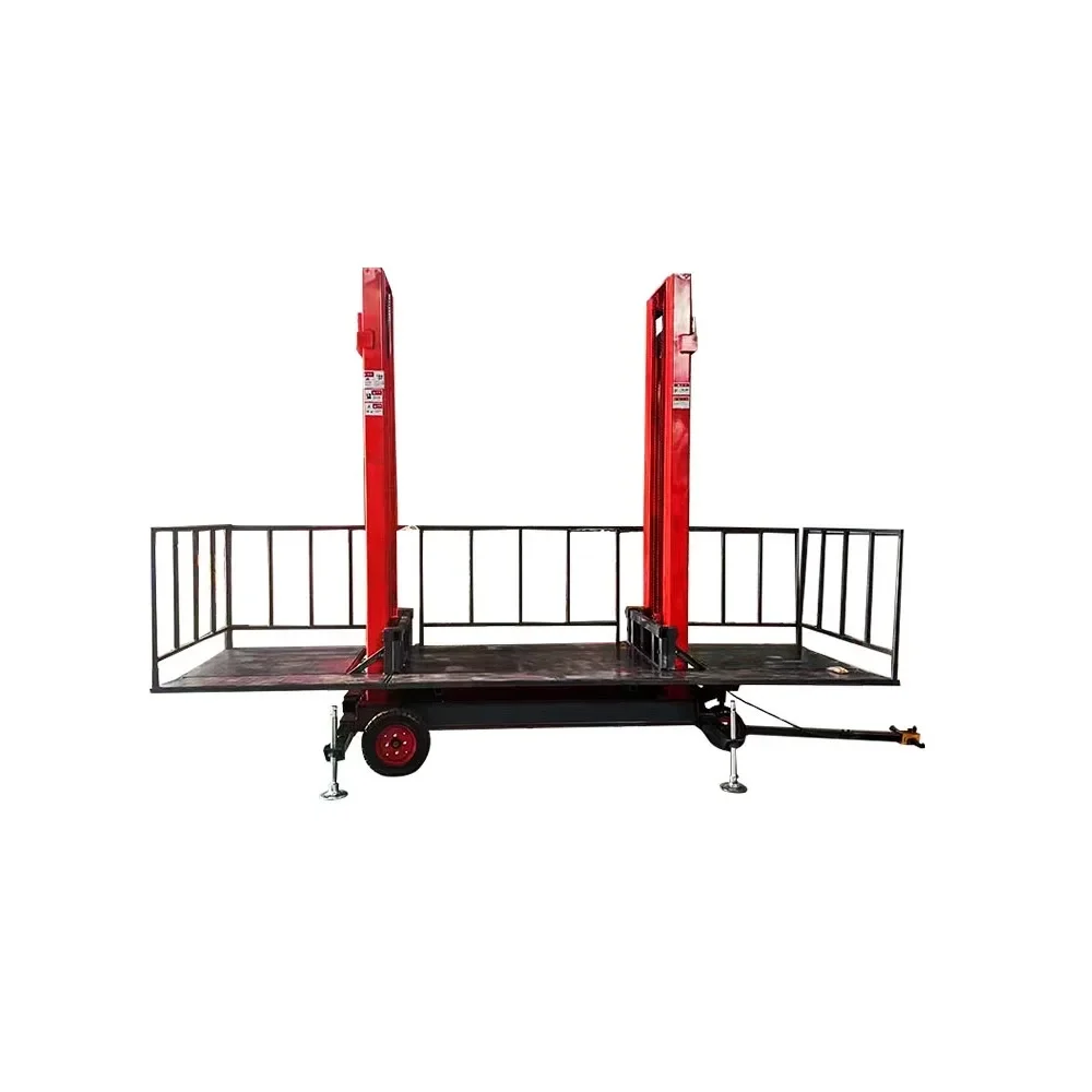 Electric-masonry-hydraulic-lifting-platform-mobile-construction-site ...