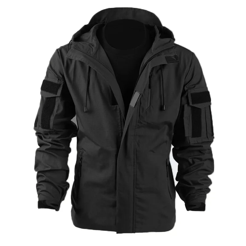 Men-s-Windbreaker-Tactical-Waterproof-Military-Hooded-Water-Proof-Wind ...