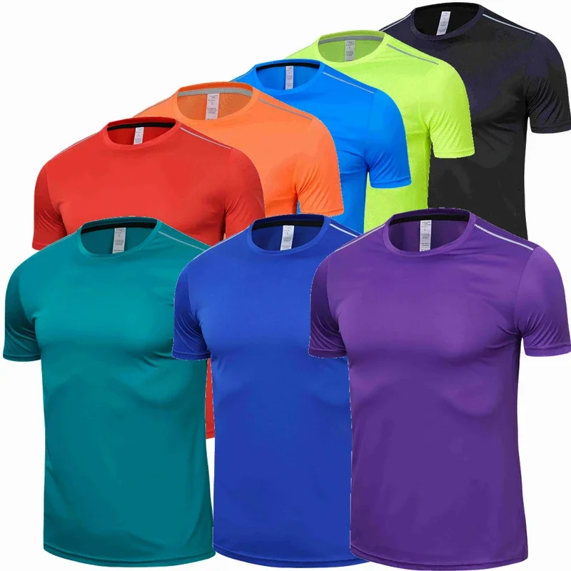 High-quality-spandex-Men-Women-Kids-Running-T-Shirt-Quick-Dry-Fitness ...