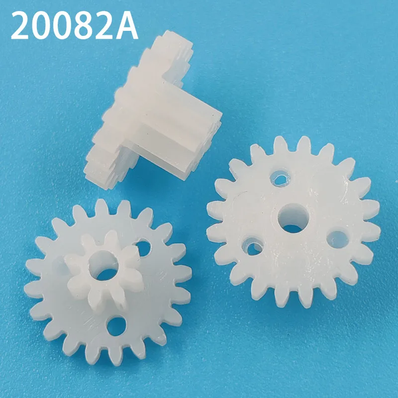 Engranaje de plástico POM de 11mm de diámetro, 20 dientes + 8 dientes ...