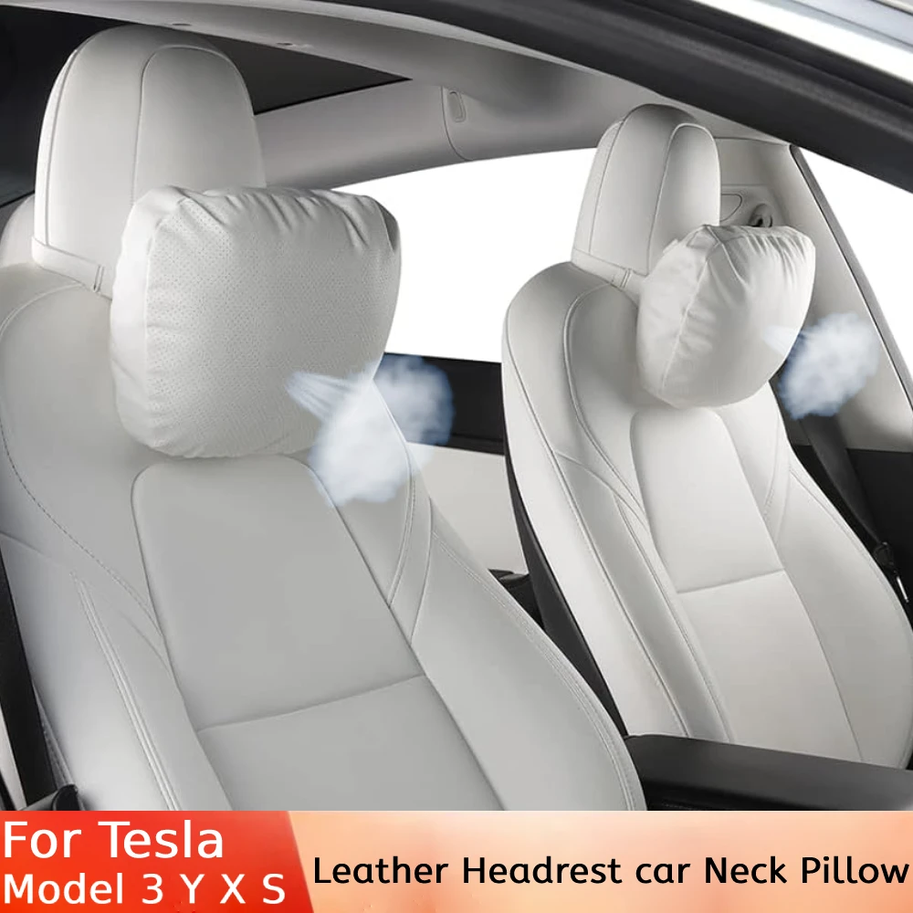 For-Tesla-Model-3-Y-X-S-Neck-Pillow-Headrest-Pillow-Automobile-Seat ...