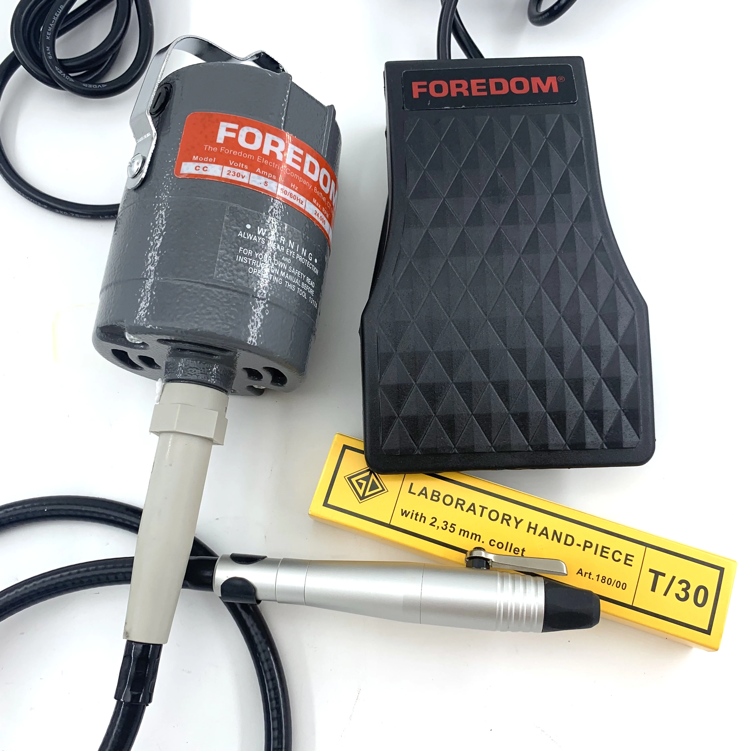 Grinder-Flexshaft-Hanging-Motor-Foredom-T30-Quick-Change-Flexible-Shaft ...