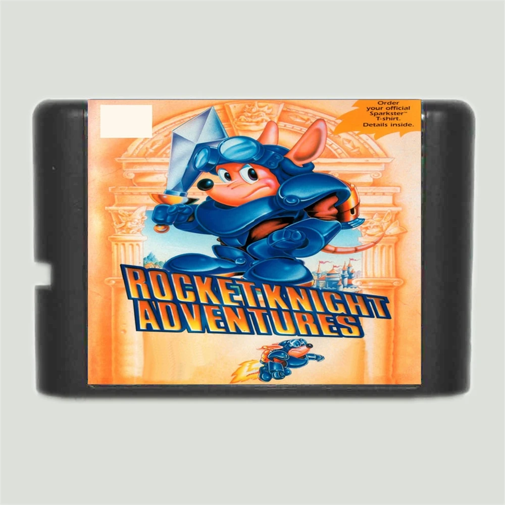 Rocket-Knight-Adventures-tarjeta-de-juego-MD-de-16-bits-para-Sega-Mega ...