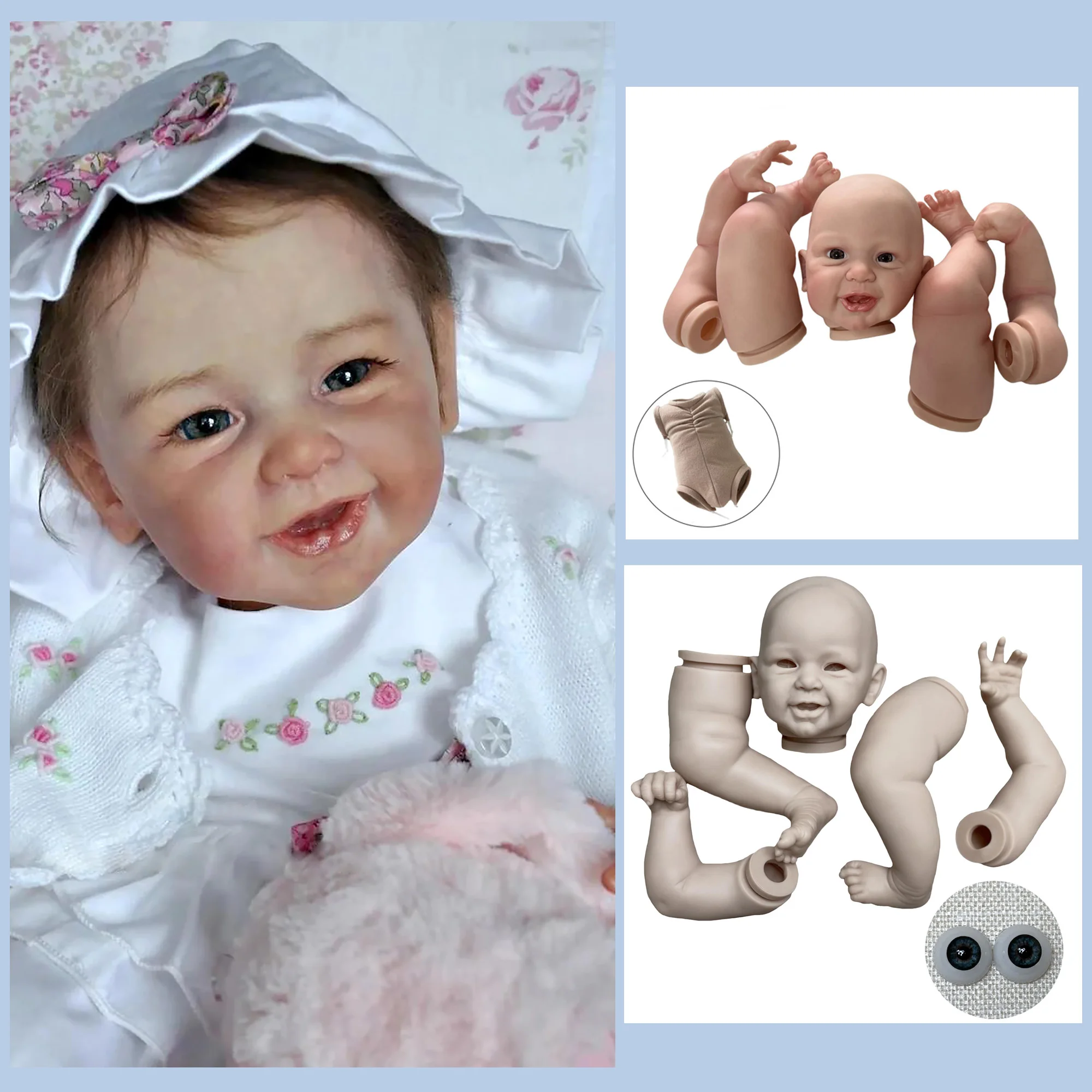 Kits-de-Bonecas-Reborn-Pintados-e-Sem-Pintura-Phoenix-Doll-Parts-Kits ...