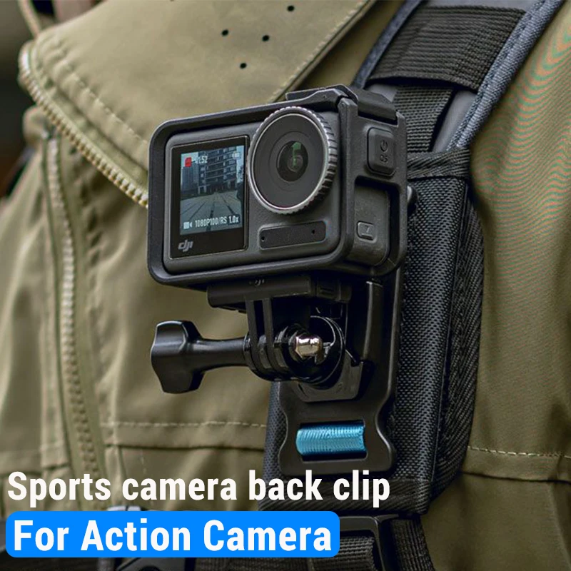 360° Rotation Bag Backpack Shoulder Strap Mount Holder for GoPro Hero ...
