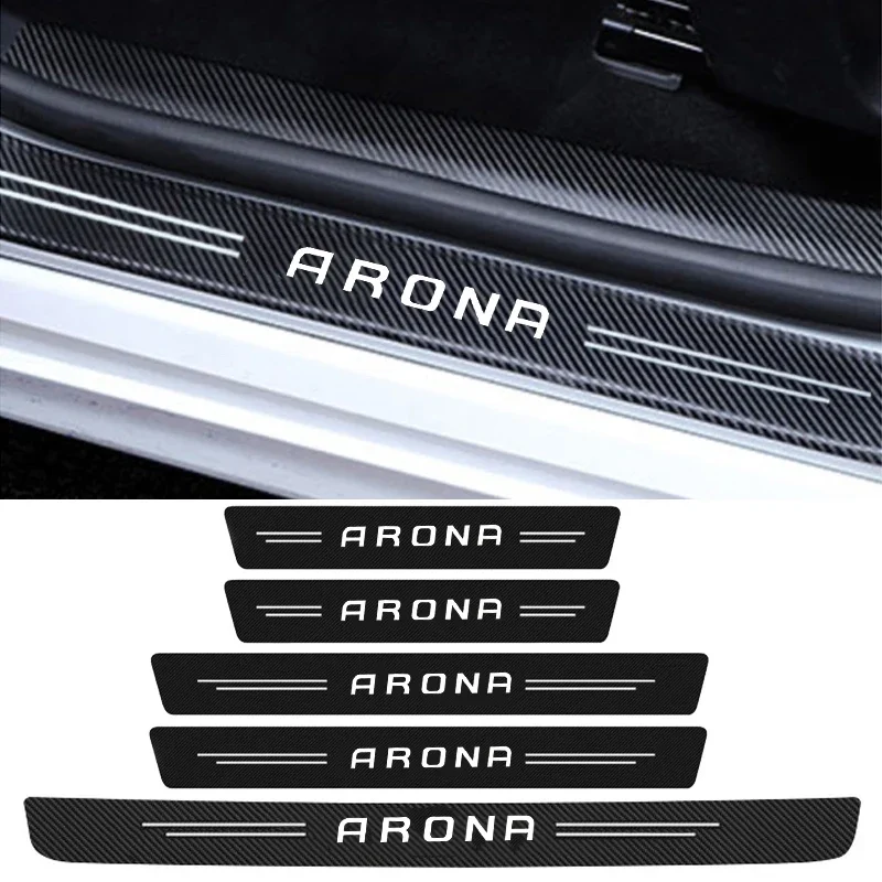 Carbon-Fiber-Car-Pedal-Tiras-Auto-Porta-Threshold-Sill-Protective ...