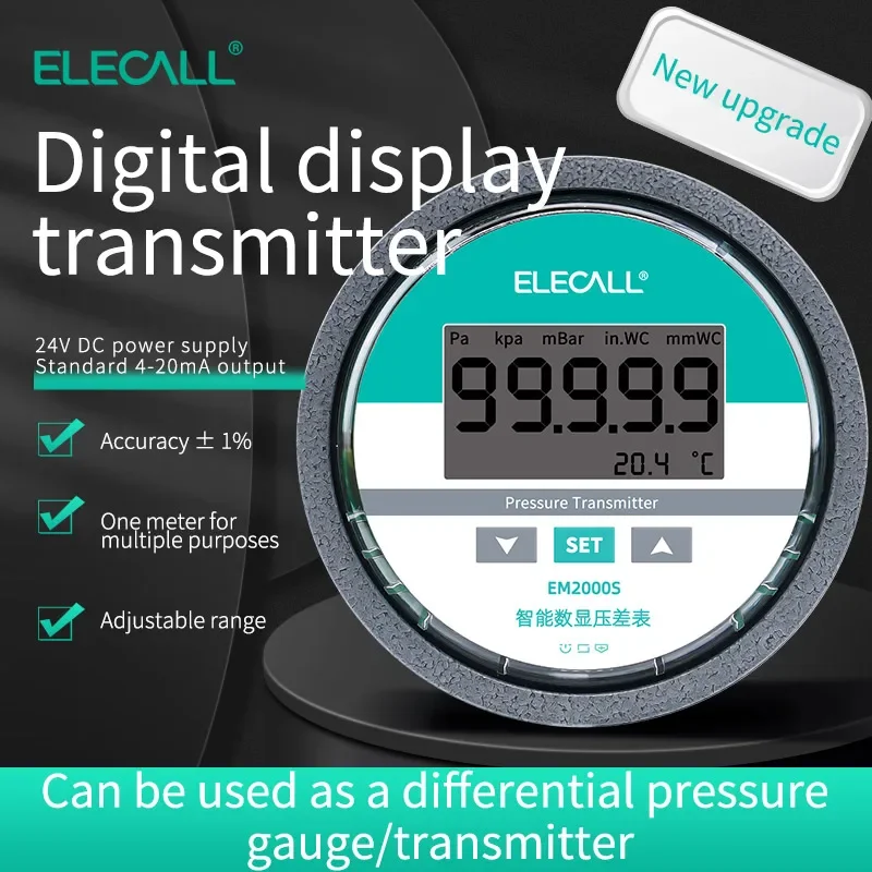 ELECALL-Smart-Pressure-gauge-digital-differential-pressure-controlle ...