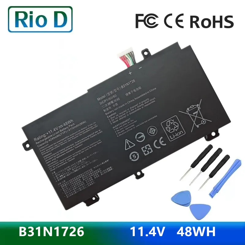 B31N1726-B31BN91-para-Asus-FX504-FX86-FX80GM-FX505GE-FX505DT-FX80GE ...