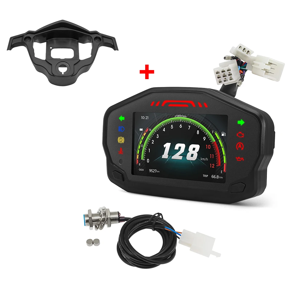 Motorcycle-Speedometer-Tft-Tpms-Speed-Meter-With-bracket-Can-Set-Data ...