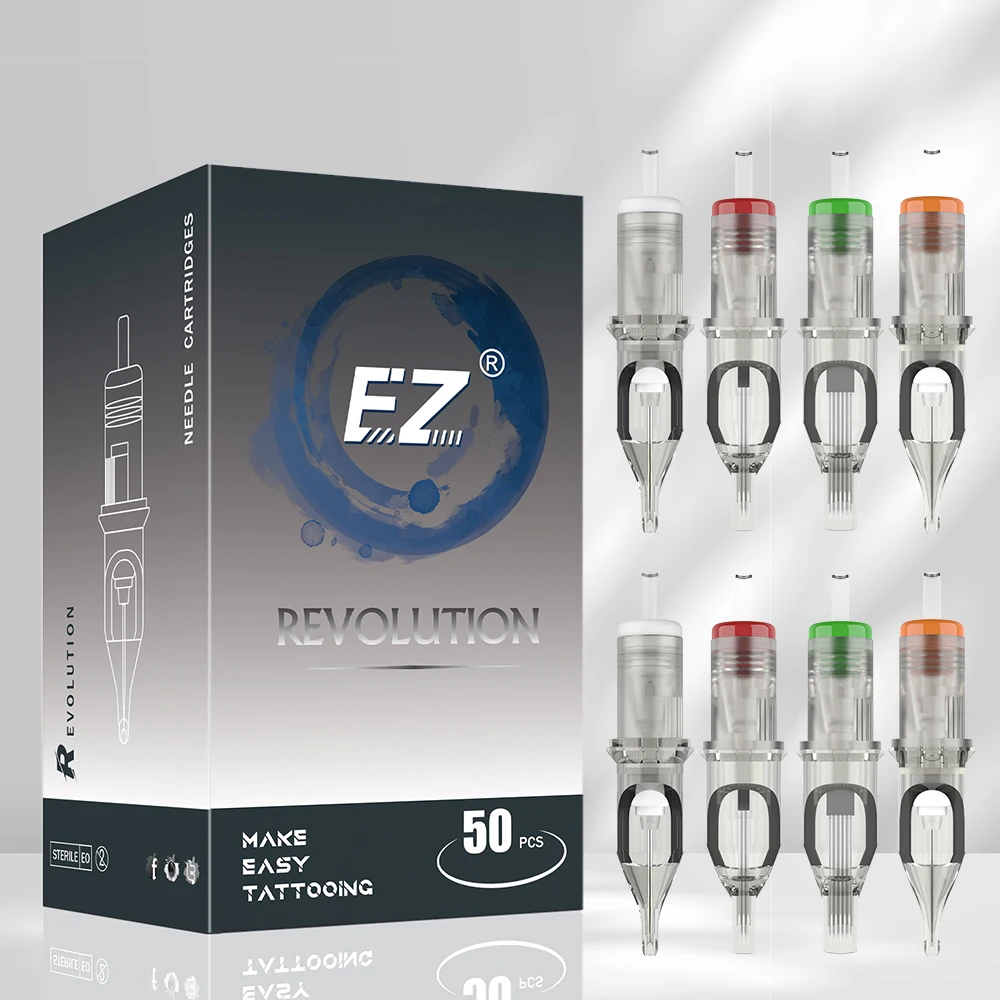EZ-Revolution-kit-de-agujas-para-Cartucho-de-tatuaje-paquete-valorado ...