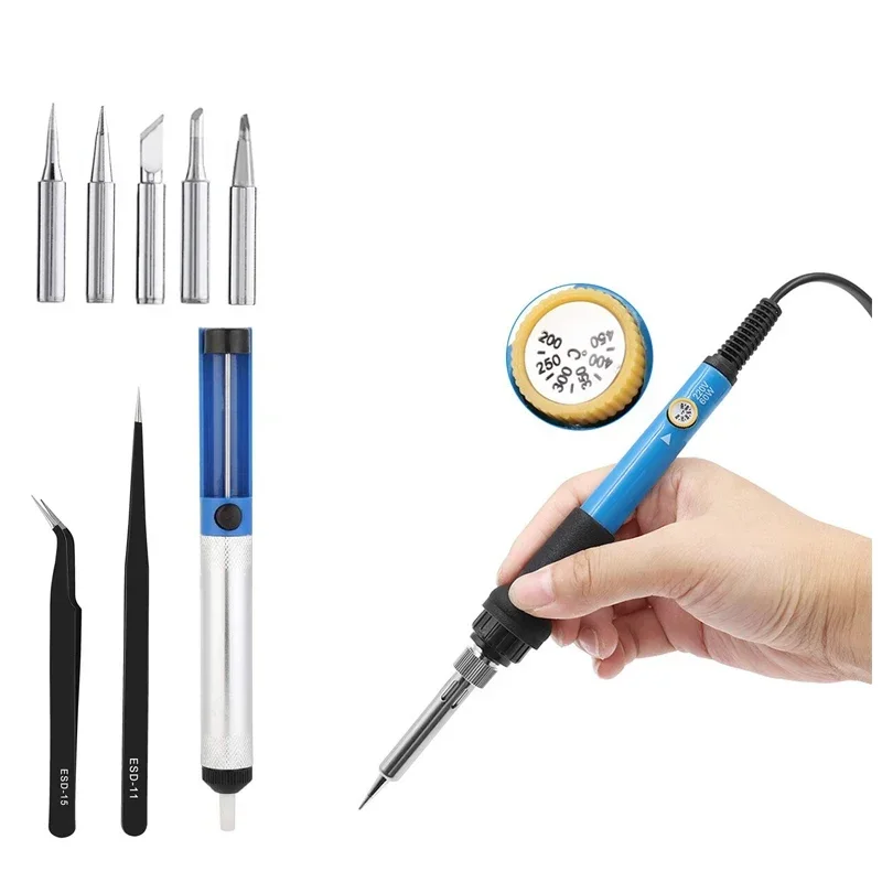 220V-110V-60W-Electrical-Soldering-Iron-Rework-Welding-Gun-Tool ...