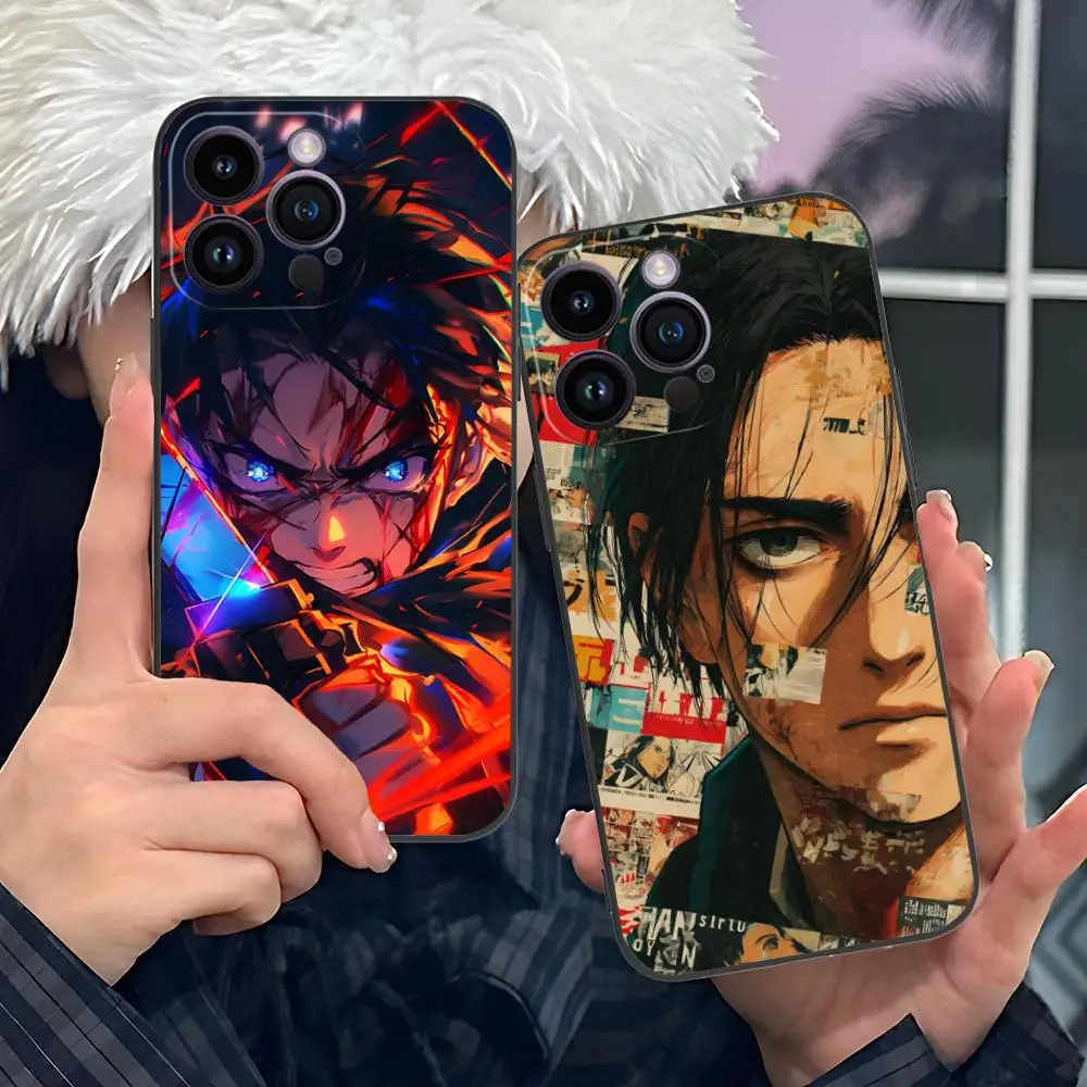 AOT Eren Mobile Cell Phone Case for iPhone 17 16 15 14 13 12 11 X XR XS ...