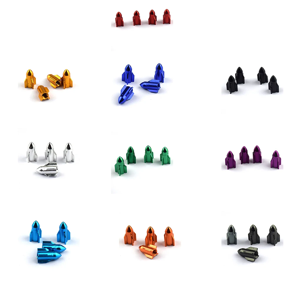 4pcs-Tire-Valve-Stem-Caps-Covering-Accessories-Modified-Components ...