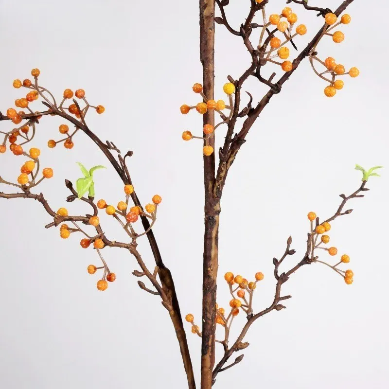 Wedding Simulation Green Plants Floral Plastic Chinese Zanthoxylum ...
