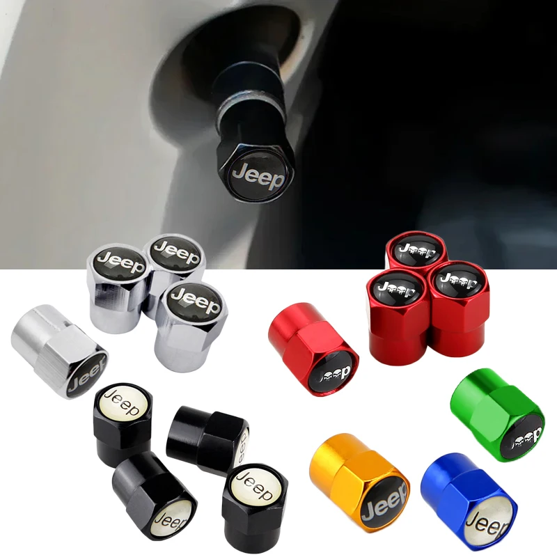 Alloy-Wheel-Valve-Stem-Caps-Dust-Proof-for-Jeep-Grand-Cherokee ...