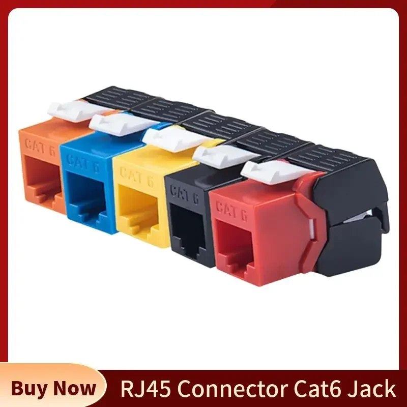 RJ45-Connector-Cat6-Keystone-Jack-Modules-RJ-45-Female-Toolless-Cat-6 ...