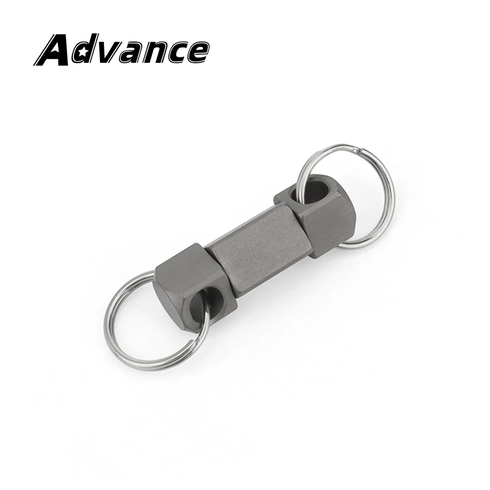 Titanium-Alloy-Keychain-Turn-Buckle-Keyring-Rotary-Outdoor-Tool-EDC ...