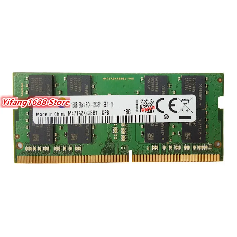 16G 2RX8 PC4 2133P SE1 10 M471A2K43BB1 CPB Notebook Memory Module ...