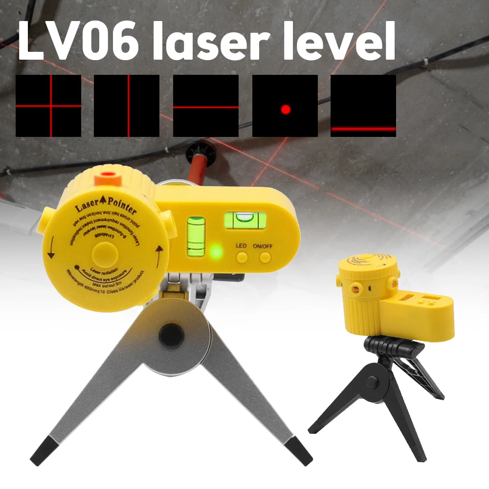 Laser-Level-Multifunction-4-In-1-Household-Level-Ruler-Measuring-Laser ...