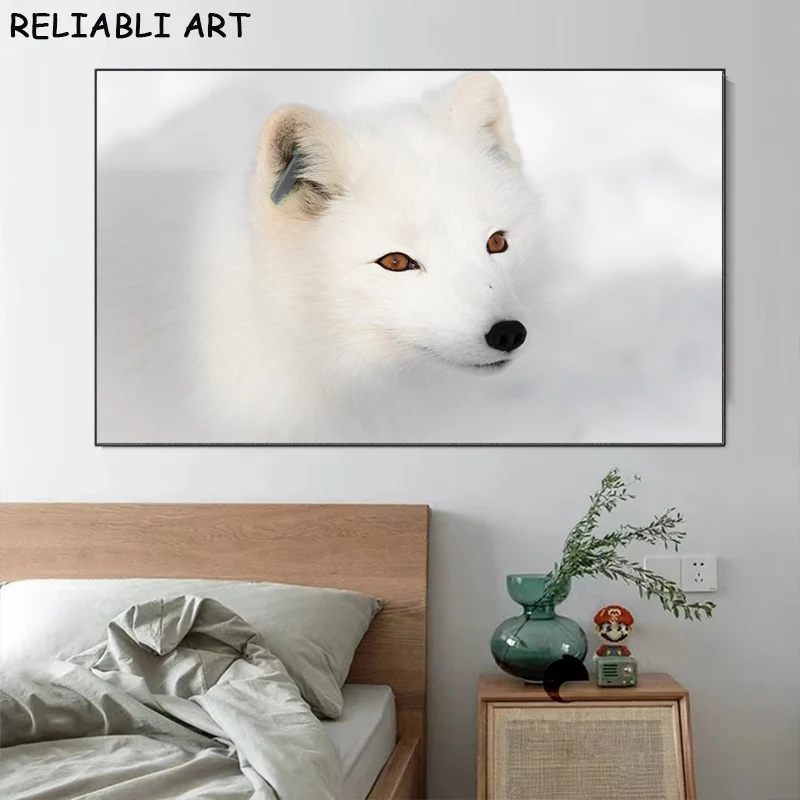 Arctic Fox Painting